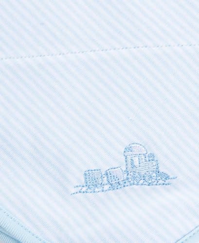 Little Me Blankets for Baby Boys' Thank Heaven for Little Boys' Swaddling Receiving Blanket