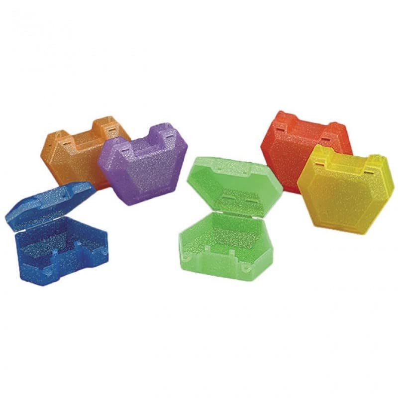 AmeriCan Goods Glitter Denture Bath Case Cup Box Holder Storage Soak Container for Travel 3" (Purple)