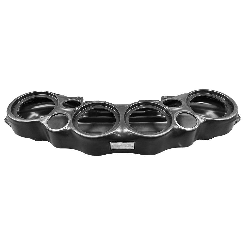 DS18 JL-SBAR Overhead Soundbar for Jeep Wrangler JL/JLU/JT 2018-2022. Fits 4 X 8 Speakers and 4 X 3.78 Tweeters, High Durable Plastic Mold Injected UV Protected, Black