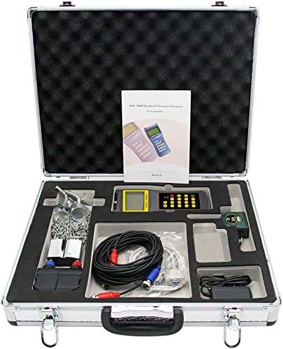 CGOLDENWALL TDS-100H Handheld Portable Ultrasonic Flow Meter Flowmeter Clamp on Sensor (DN15-700mm)