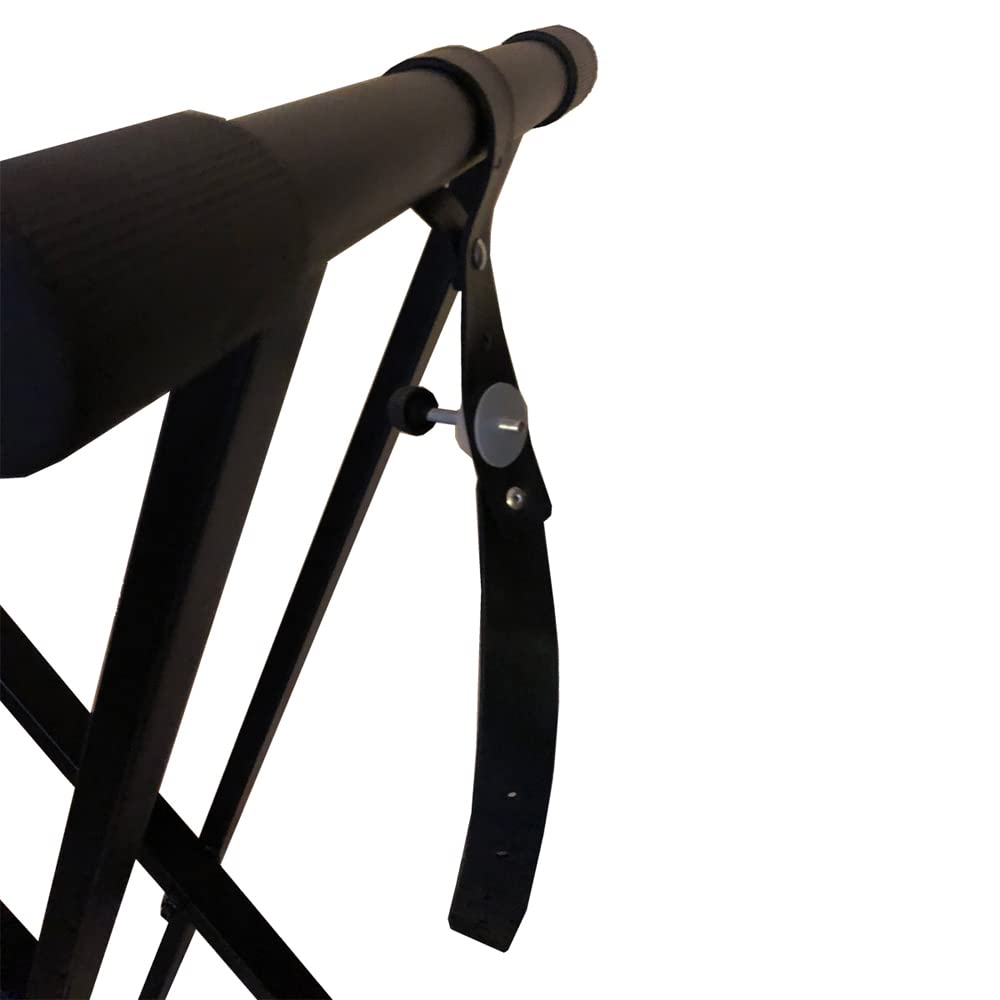 Alesis Prestige Artist 88 Key Digital Piano + RockJam Xfinity Heavy-Duty, Double-X, Pre-Assembled, Infinitely Adjustable Piano Keyboard Stand with Locking Straps