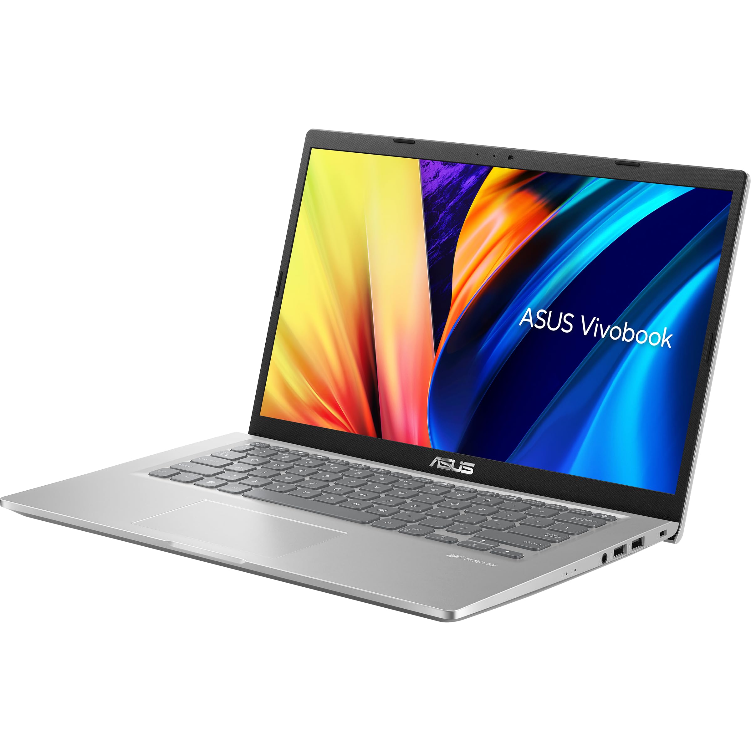 ASUS VivoBook Laptop, 14” HD Display, 11th Gen Intel Core i3-1115G4 Processor, 16GB RAM, 1TB SSD, Wi-Fi, Bluetooth, Webcam, HDMI, Windows 11 Home, Silver