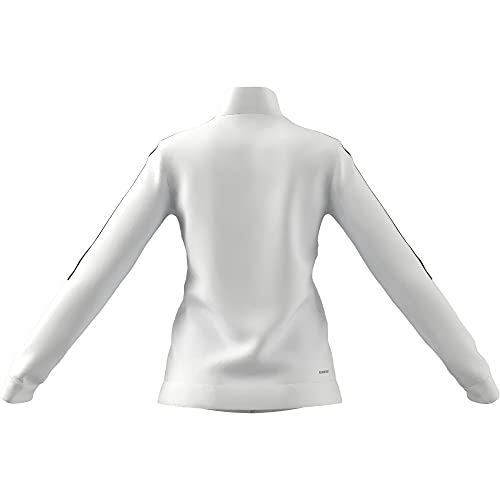 adidas Women's Sereno Track Jacket, White/Black, Medium