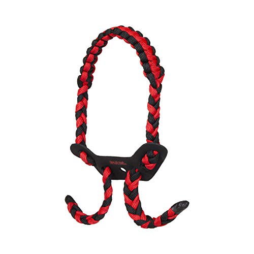 Allen Paracord Braided Wrist Bow Sling, Black/Red