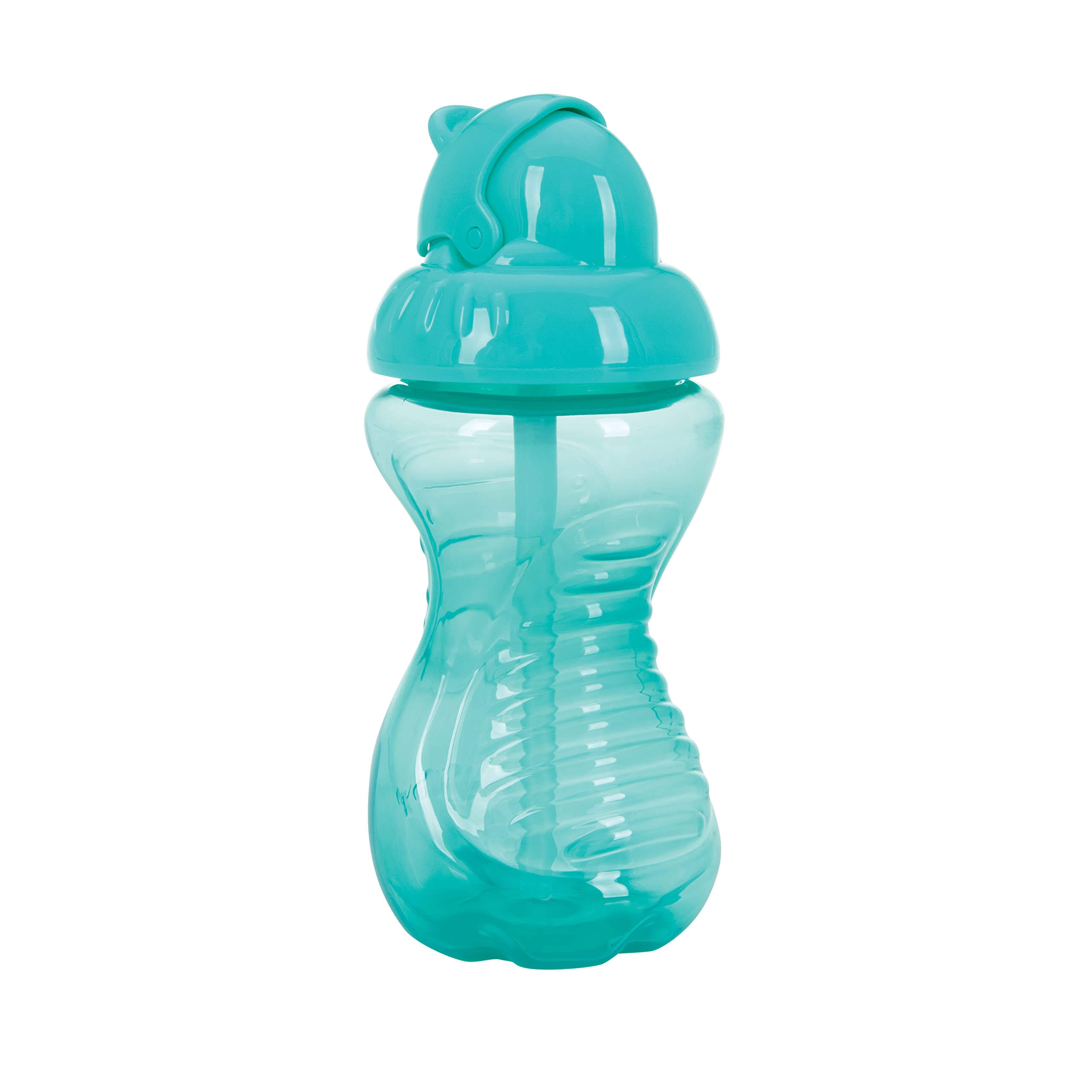 Nuby No-Spill Flip-It Cup, 10 Ounce, Single Pack of 1 Cup, Colors May Vary