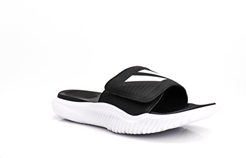 adidas Men's Alphabounce Slide Sandals, Core Black/White, ((6 M US)