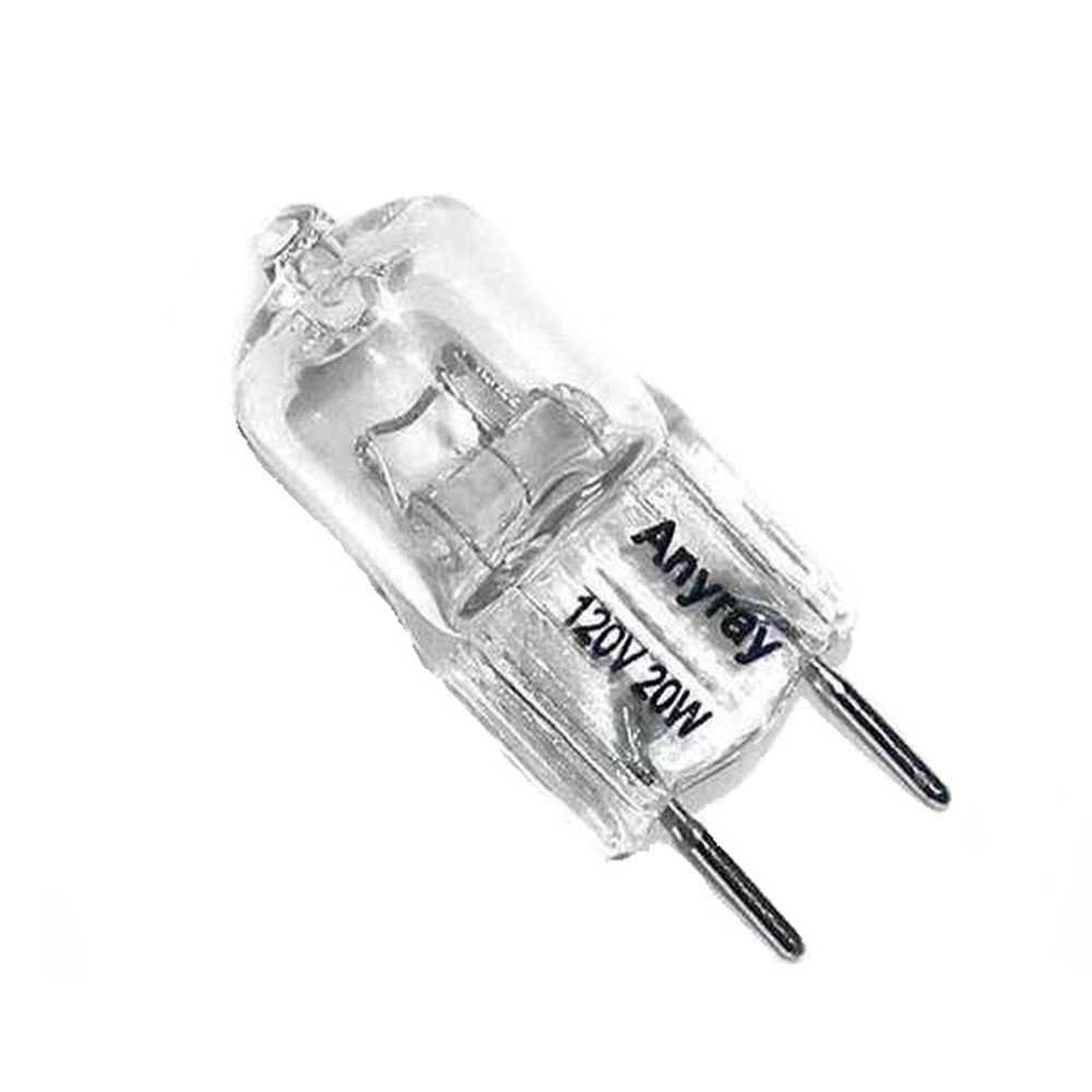 Anyray A1700Y (20)-Pack 20 Watt G8 20W 120v Halogen Light bulbs G8.6 T4 JCD Type 110v 120v 130v 20Watt Size Less Than 35mm Long