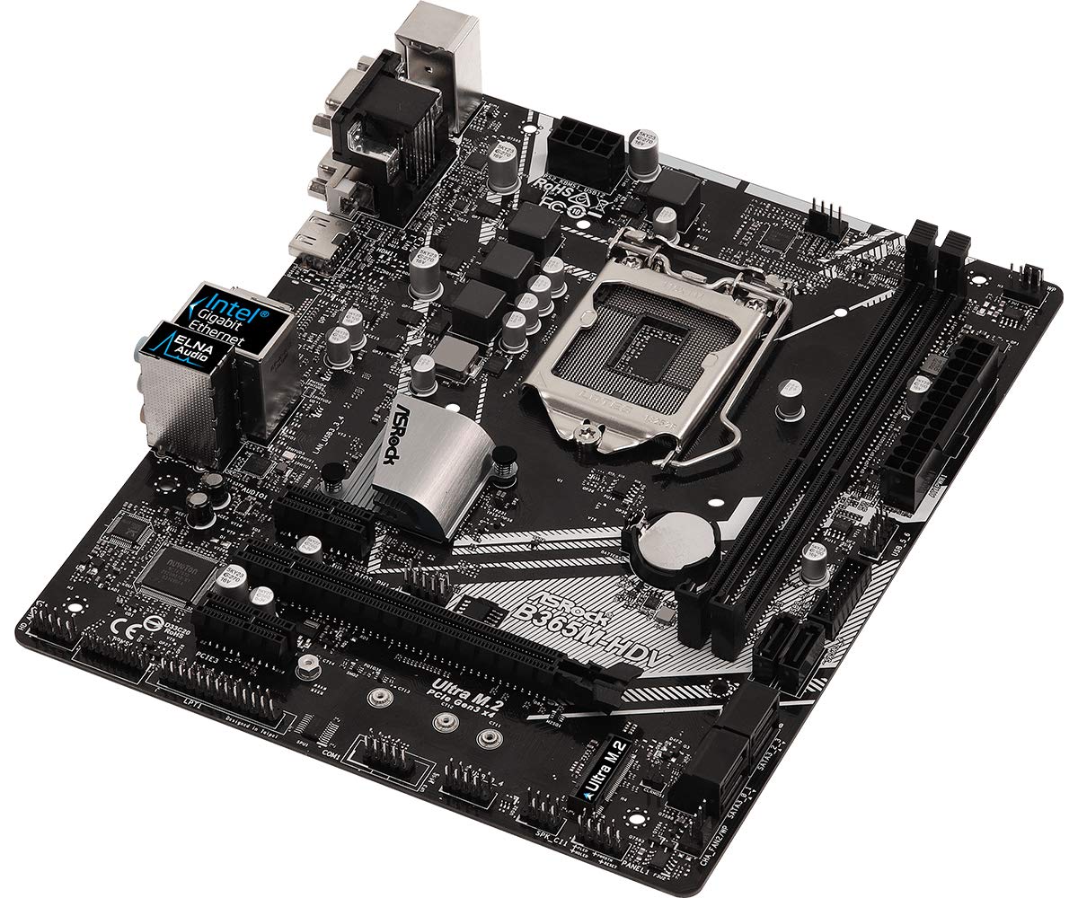 ASRock Intel B365 Chipset Motherboard, B365M-HDV
