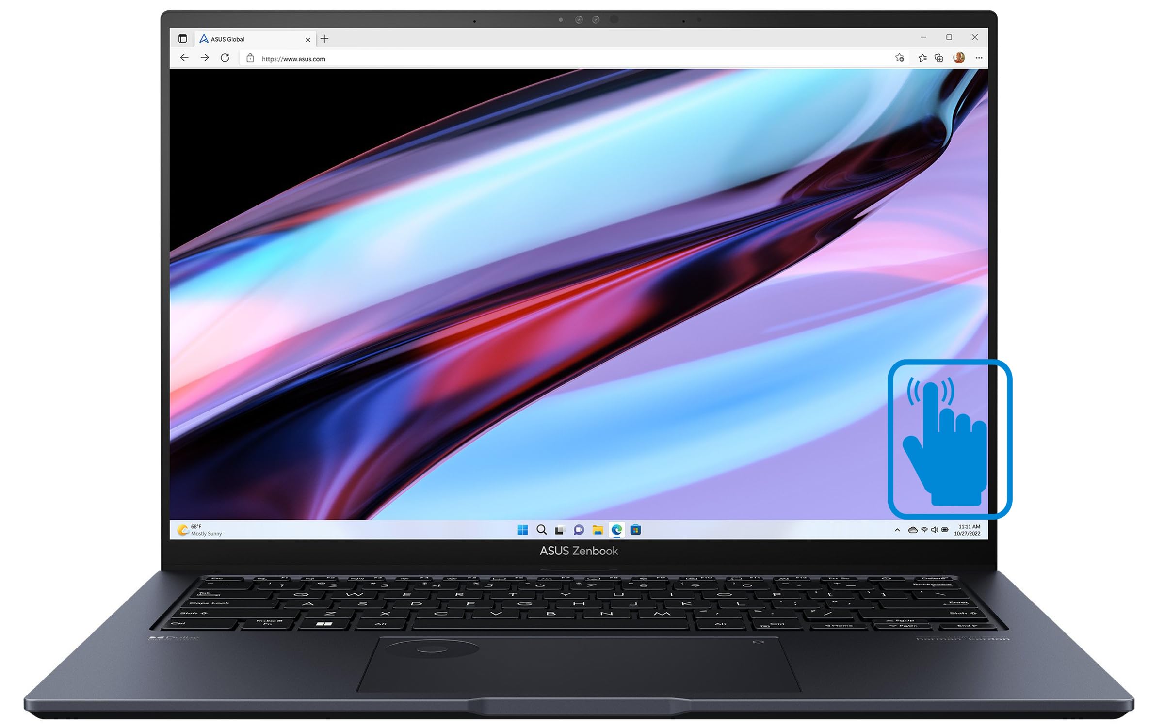 ASUS Zenbook Pro 14 OLED 14.0" 120Hz Touchscreen 2.8K (Intel i9-13900H 14-Core CPU, 32GB DDR5, 2TB PCIe SSD, GeForce RTX 4060 8GB, Backlit KYB, Thunderbolt 4, WiFi 6E, Win 11 Home) w/Dockztorm Hub