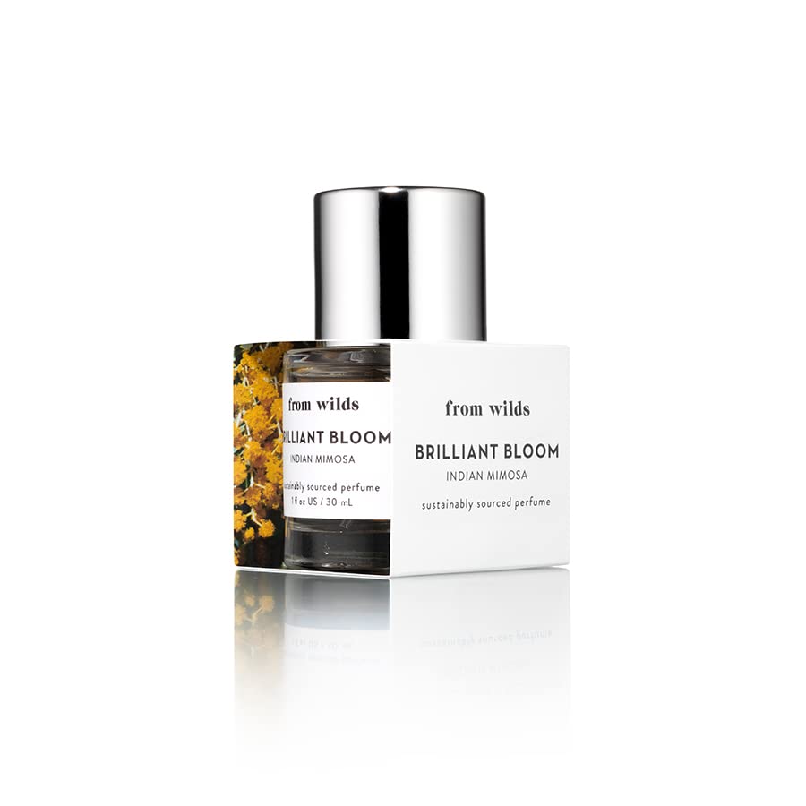 FROM WILDS Brilliant Bloom Eau de Parfum Spray - Sustainably Sourced Fragrance From India - Clean & Cruelty-Free | 1 fl oz