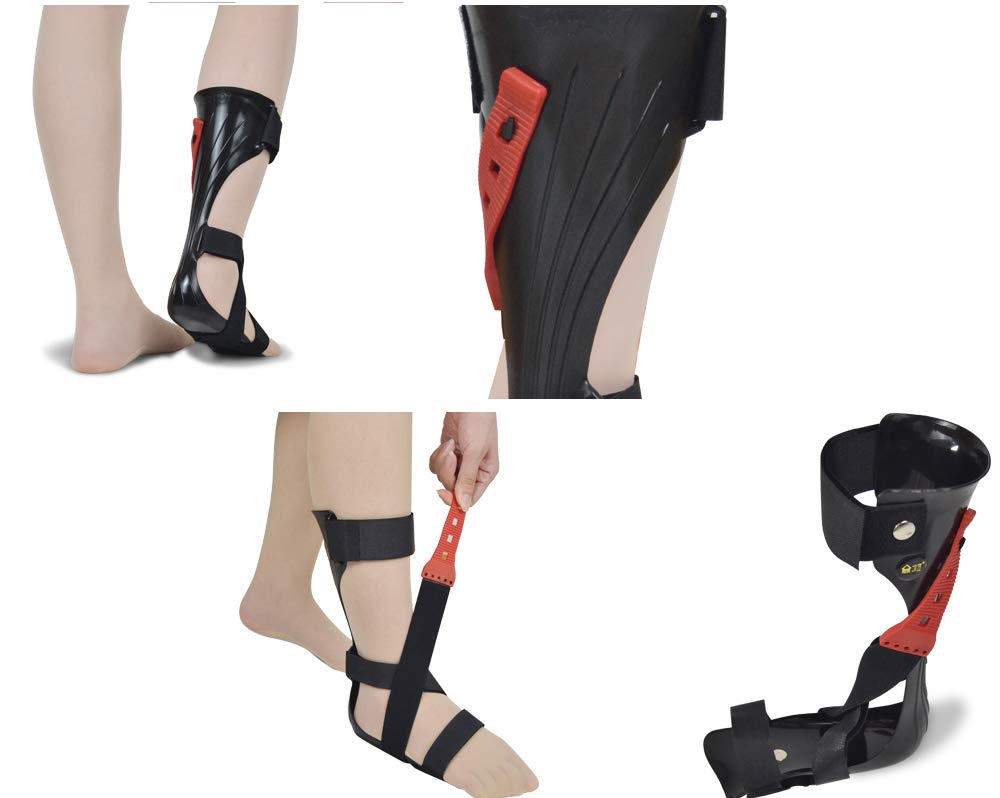 Ankle Brace - Ankle & Foot Orthosis Support for Drop Foot,Nerve Injury,Foot Position & Relieve Pressure - Adjustable AFO Brace,Right,S