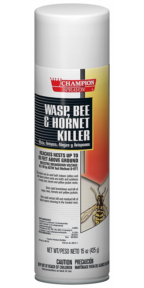 Champion 5108 Sprayon Wasp, Bee and Hornet Killer, 15-Ounce, 1-Pack