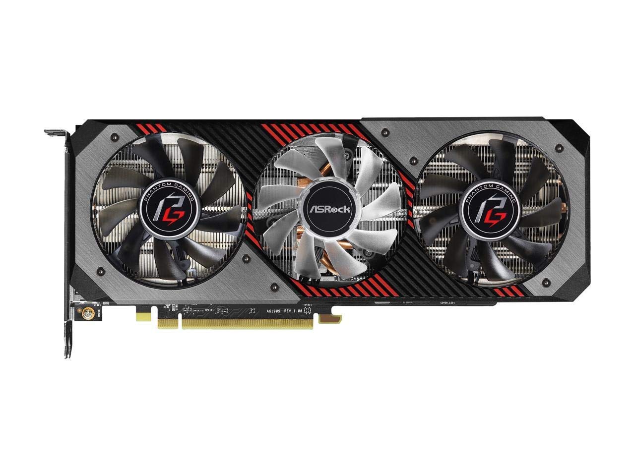 ASRock Phantom Gaming D Radeon RX 5700 XT 8G OC Video Card Model RX5700XT PGD 8GO (Renewed)