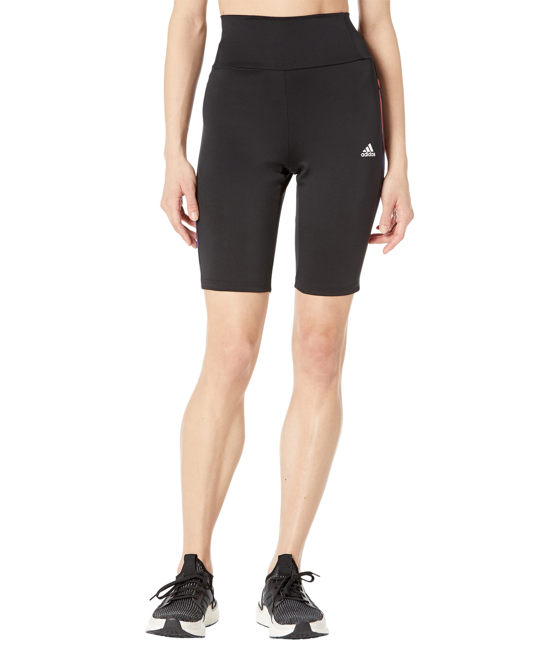 adidas Women's Tiger Printed Short Tights, Black, Medium
