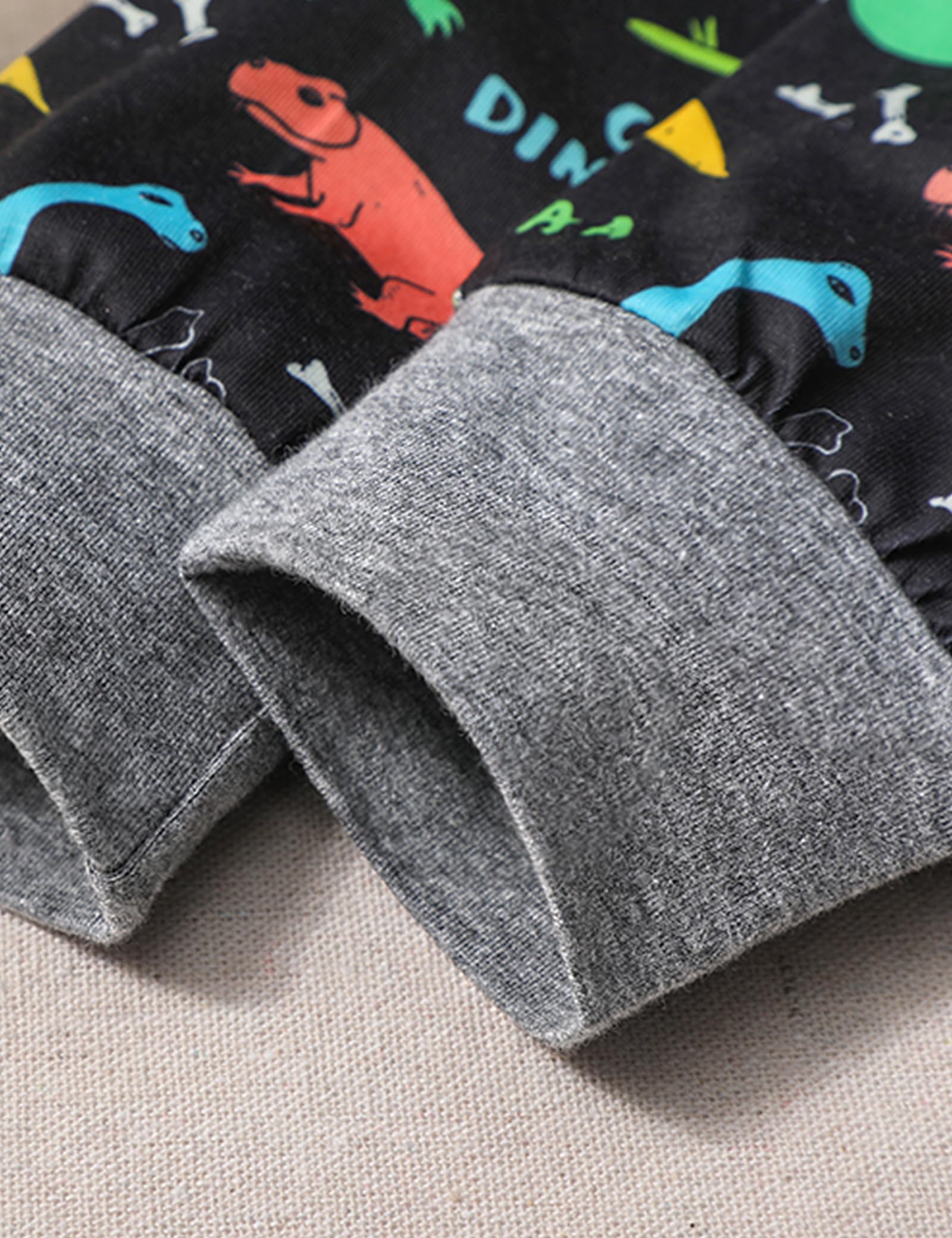 BAVADER Toddler Boy Clothes 18 24 Months Boy Clothes Mama's Boy Dinosaur Long Sleeve Hoodie Pant Sets Toddler Clothes for Boys