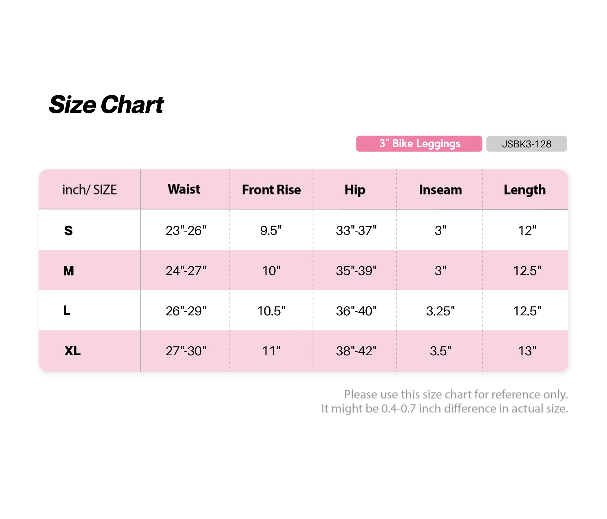 ALWAYS Women's 3" Bike Shorts Leggings - High Waist Compression Soft Stretch Workout Activewear Yoga Pants Black L