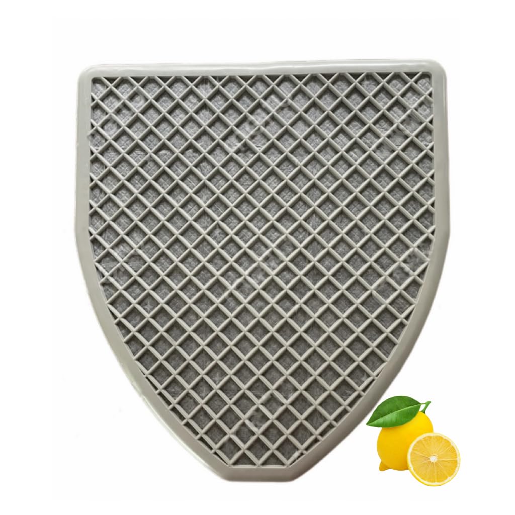 Urinal Mats for Men(6 Pack)High-Tech Bamboo Charcoal Absorbs Odor, Non-Slip Deodorization, Gray Floor Water Absorption, Urine Mats for Restrooms & Bathrooms, Mens Urinal