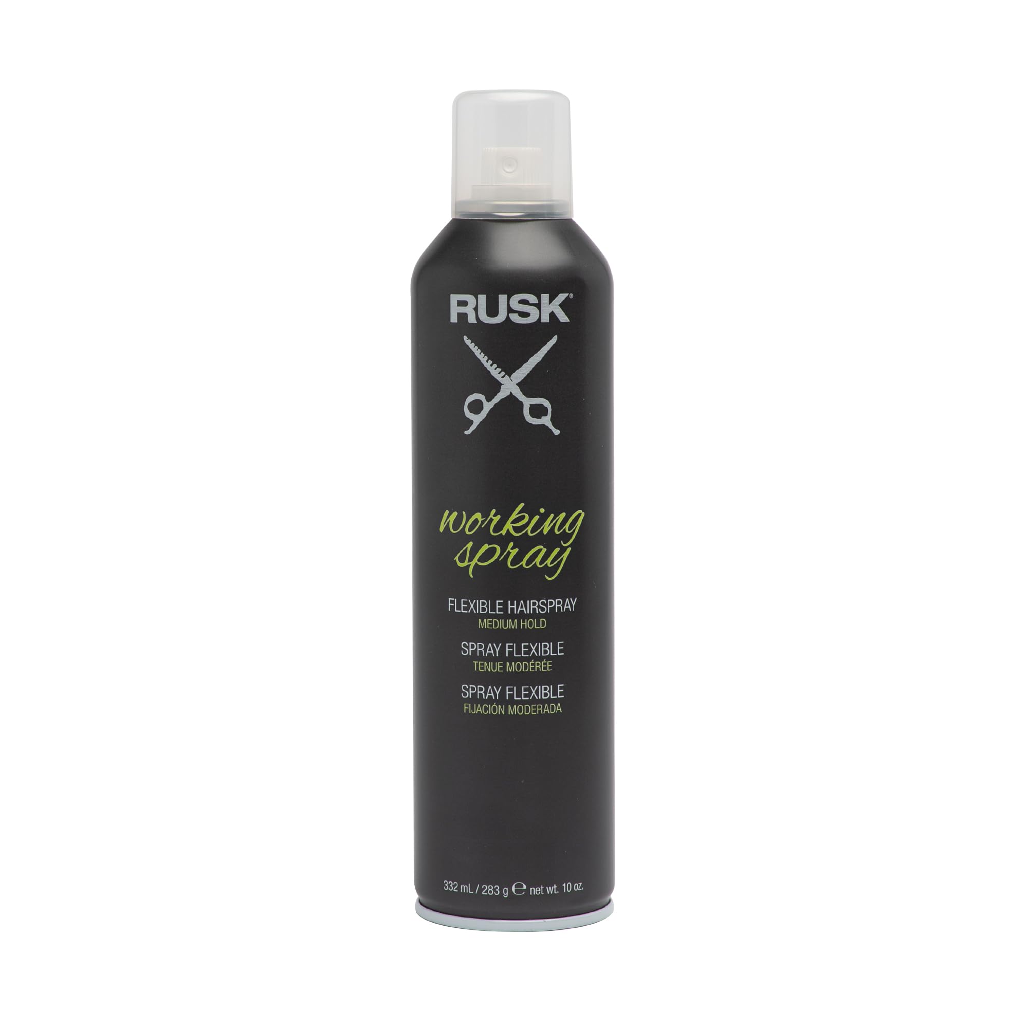 RUSK Working Spray, Medium-Hold Working Dry Hairspray, 10 fl. oz.