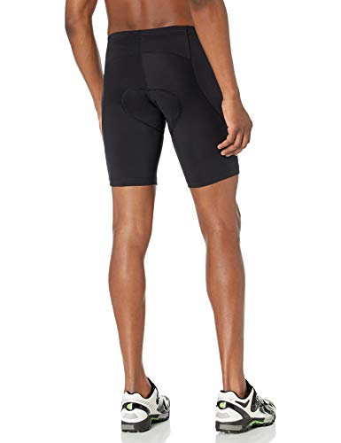 Amazon Essentials Men's Padded Cycling Short, Black, X-Small