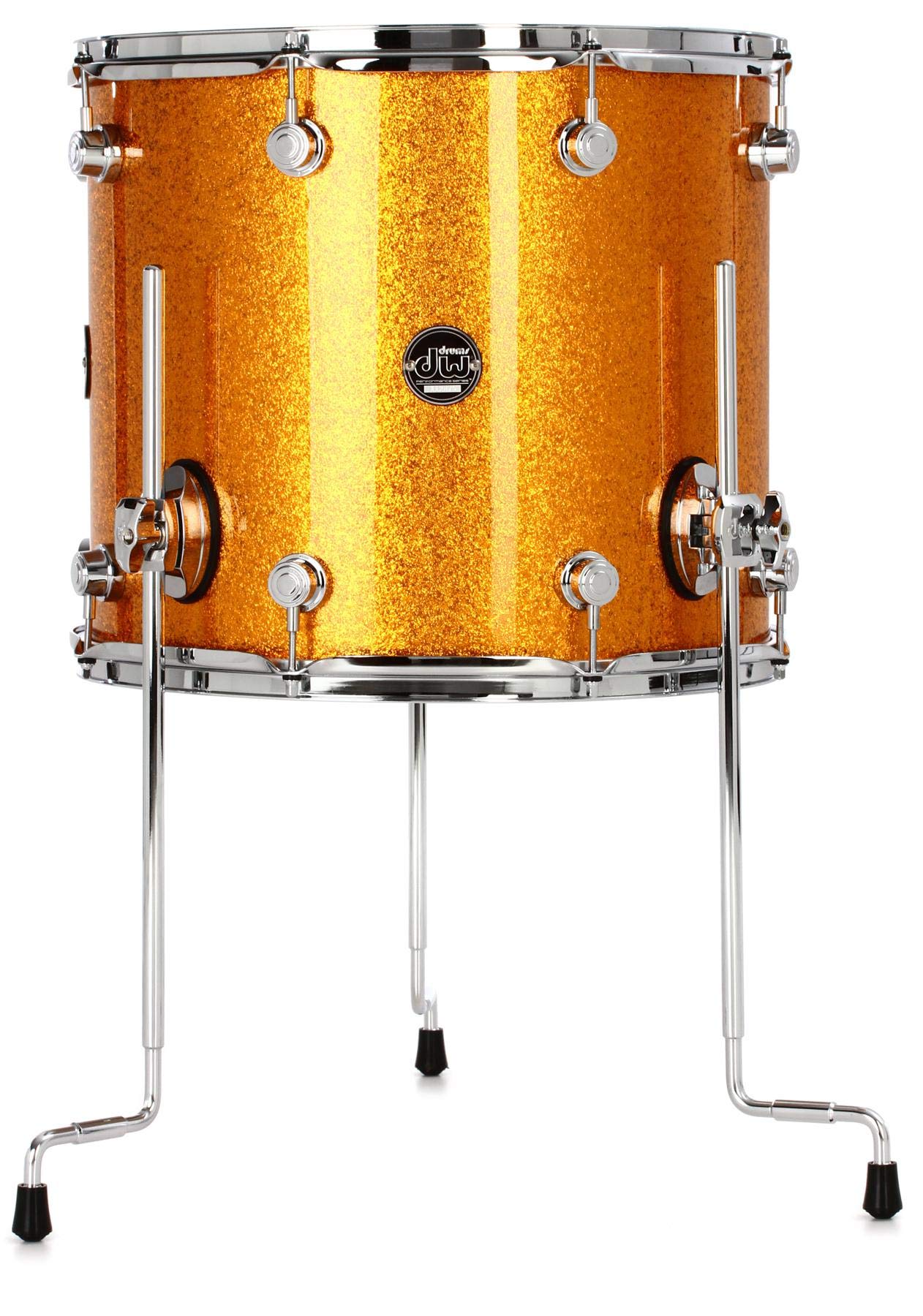 DW Performance Series 4-Piece Shell Pack with 22 Inches Bass Drum - Gold Sparkle FinishPly