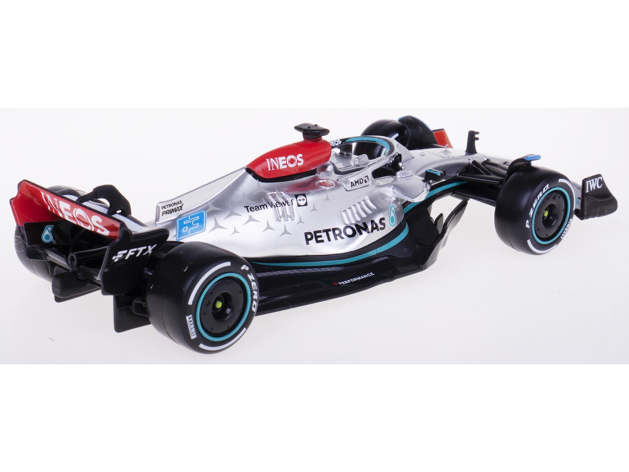 AMG F1 W13 E Performance #63 George Russell F1 Formula One World Championship (2022) 1/43 Diecast Model Car by Bburago 38065GR
