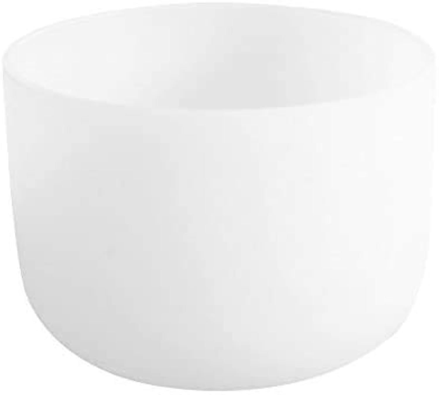 Frosted F Note Heart Chakra Frosted Quartz Crystal Singing Bowl 8 inch mallet and o-ring included