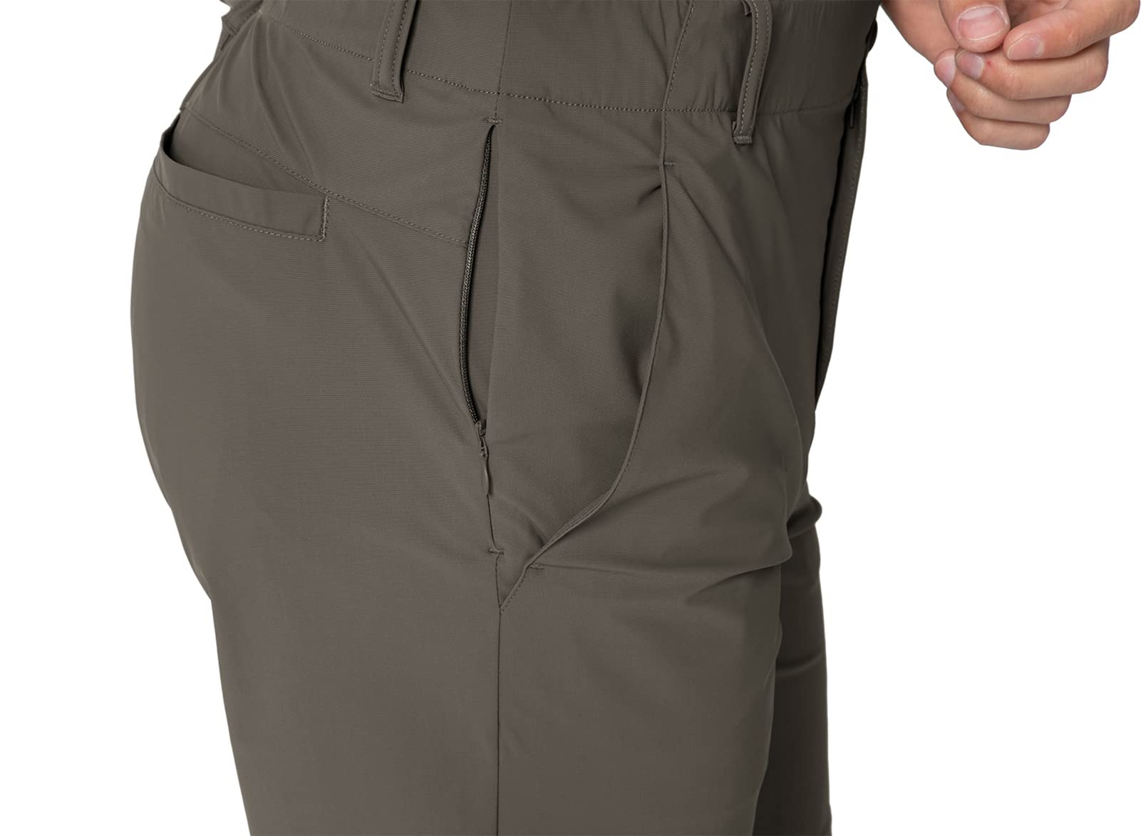BASUDAM Men's Golf Shorts Cool Summer Nylon Stretch Classic-Fit Coffee 40