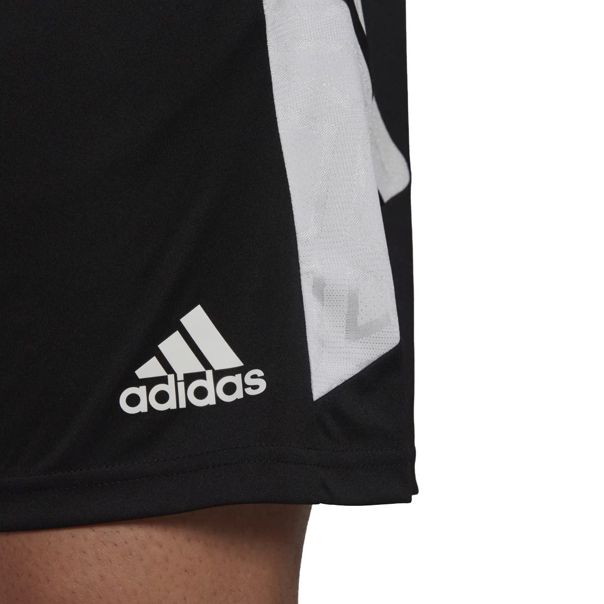 adidas Men's Condivo 22 Training Shorts, Black/White, Large