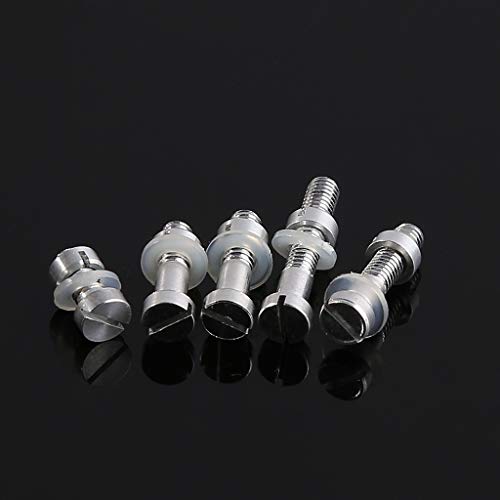 ANG-puneng M2.5 Screw Bolt Nut Washers Set Turntable Headshell Cartridge Stylus Mounting Vinyl LP Record Player