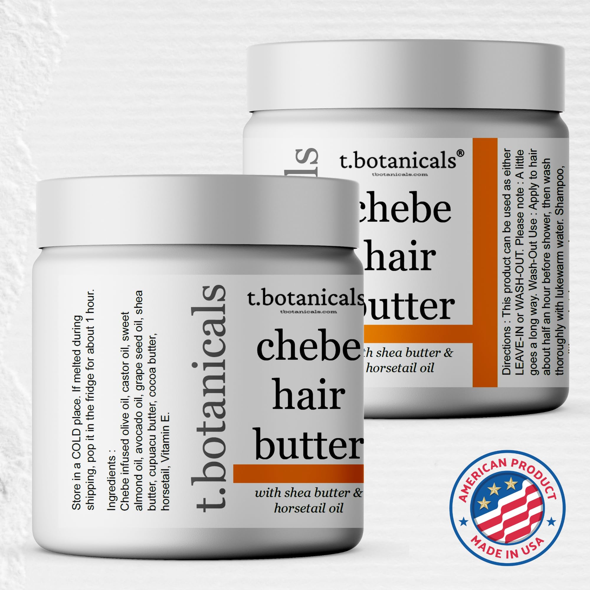 Chebe Hair Butter for Growth, Thickening and Nourishment - Ayurvedic Formulation with Horsetail (Lavender, 8 oz)