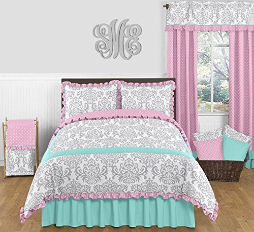 Pink Polka Dot and Turquoise Skylar Fabric Memory/Memo Photo Bulletin Board