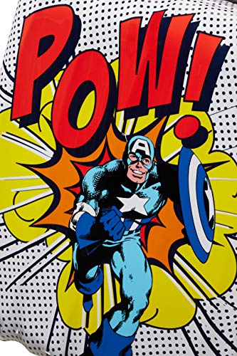 AMERICAN TOURISTER Luggage Suitcase, Multicolored (Captain America Pop Art), L (75 cm-88 L)
