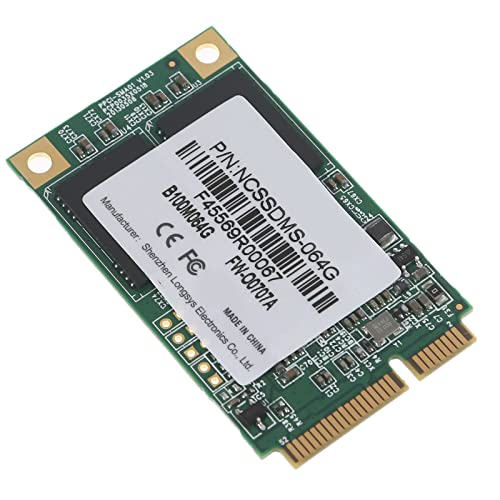 bibididi Ssd Msata 64Gb Internal Solid State Drive High Performance HDD Hard Drive 2Tb for Desktop Laptop Sata3 6Gb/S Mini Piece,64Gb