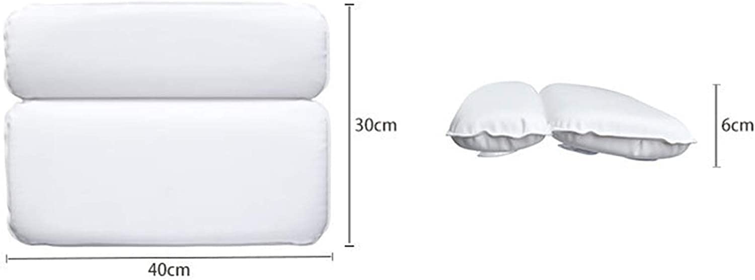 Bathtub Pillow Bath Pillow Ergonomic PU Foam Sponge Bathtub Pillow Bathroom Shower Head Pillow with Suction Cup Bath Accessories