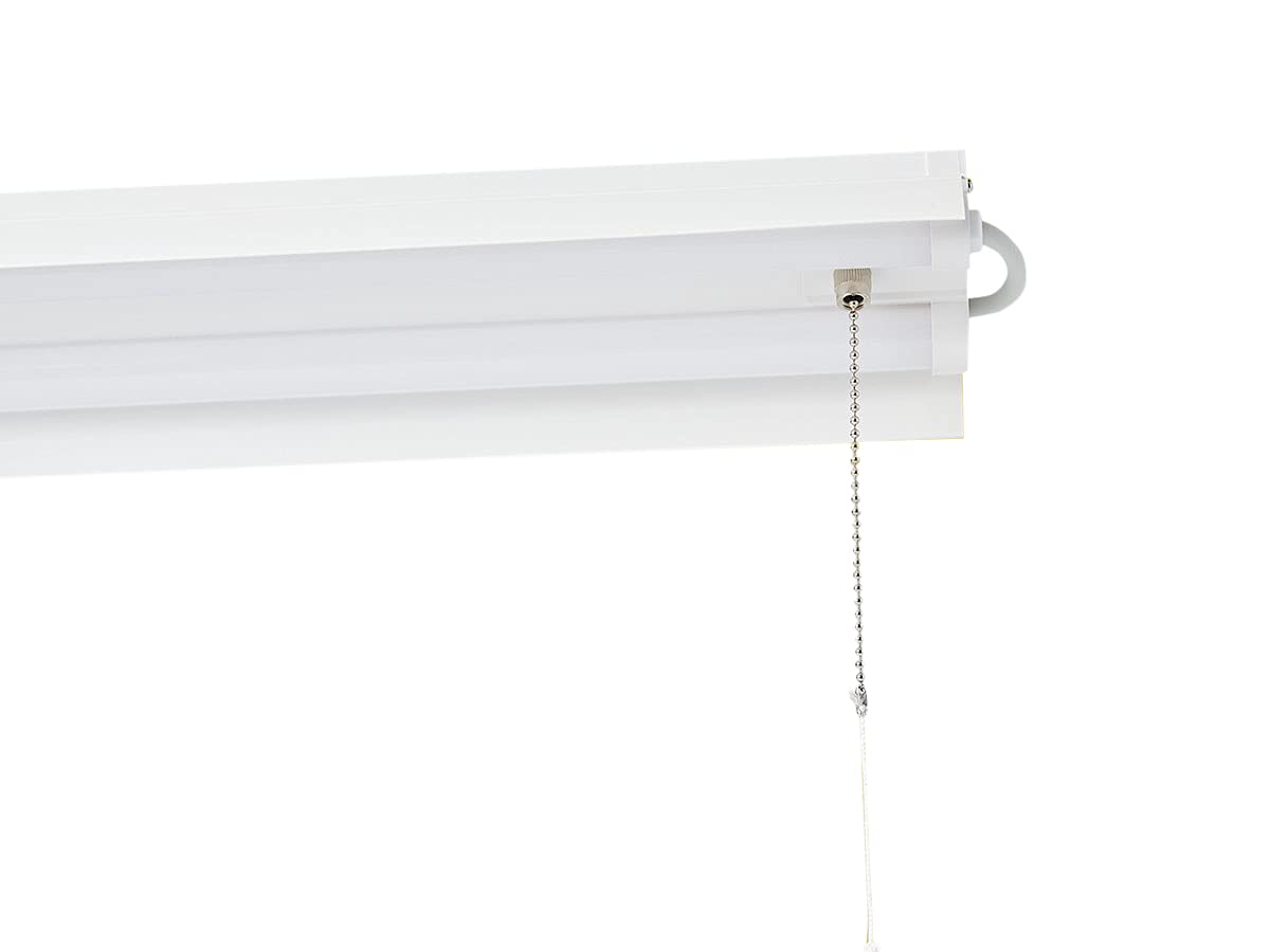 AmazonCommercial 4' LED Shop Light, 4000 Lumens, Linkable, Pull Chain, Daylight 5000K, ETL and Energy Star Certified | 8-Pack