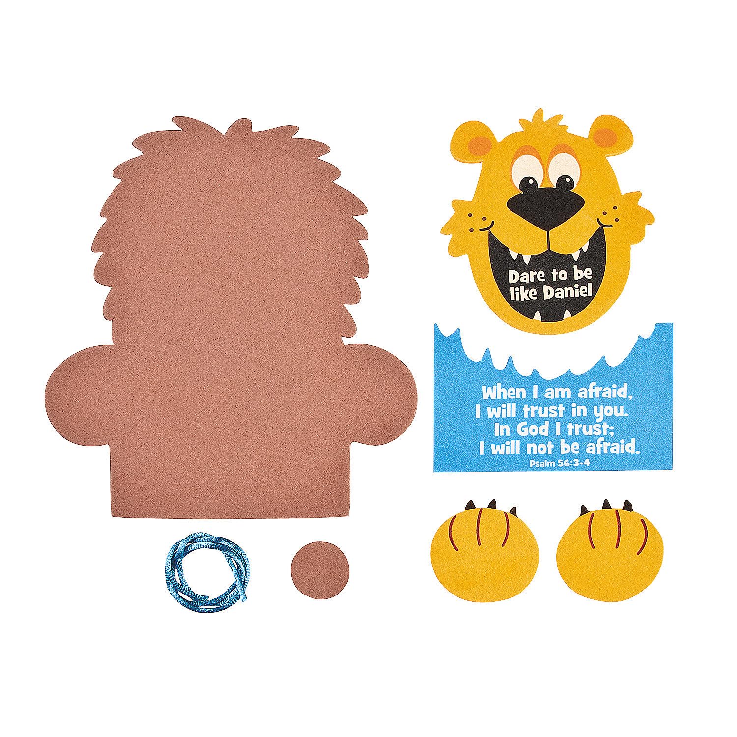Fun Express Dare to Be Daniel Sign Kits - Makes 12 - Religous DIY Crafts for Kids and Sunday School Activities - VBS Vacation Bible School Supplies/Decor