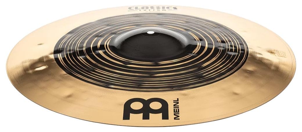 Meinl Cymbals Classics Custom Dual 20" Crash Cymbal for Drum Set, Dark/Brilliant — Made in Germany — B12 Bronze, 2-Year Warranty, (CC20DUC)