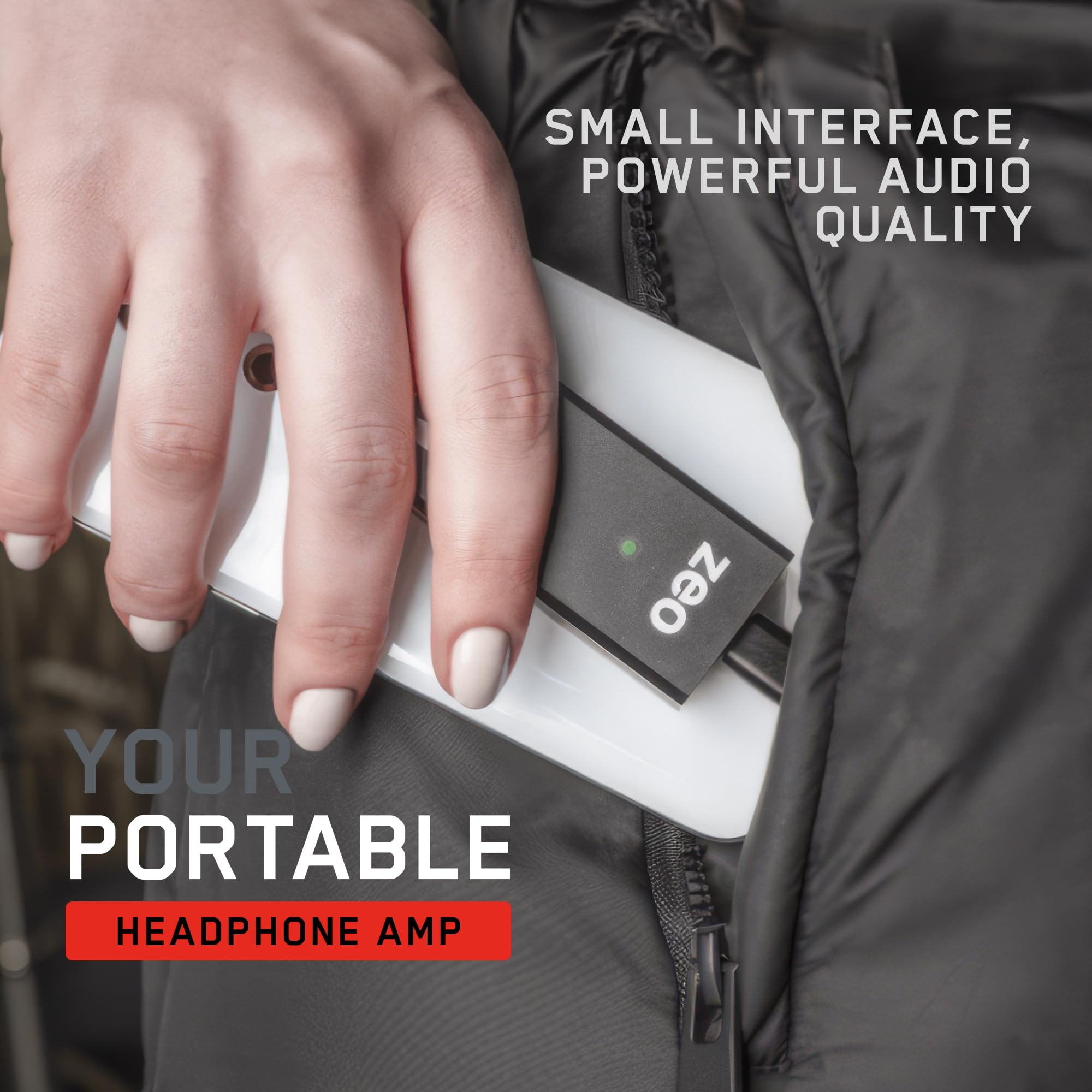 Antelope Audio ZEO Portable Hi-Fi Audio DAC and Headphone Amp with USB Input and 3.5mm Output