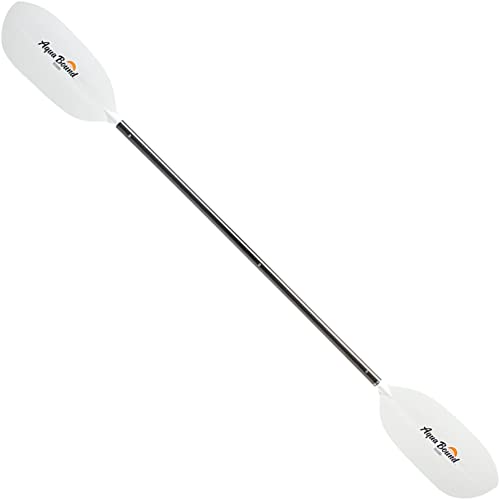 AQUA-BOUND Shred Hybrid Kayak Paddle, 4-Piece White 198