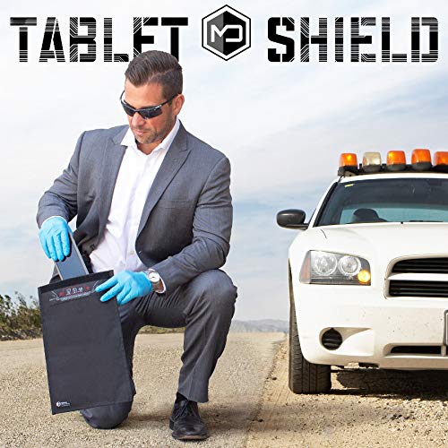 Mission Darkness Non-Window Faraday Bag for Tablets // Device Shielding for Law Enforcement & Military, Executive Privacy, Travel & Data Security, Anti-Hacking Anti-Tracking Anti-Spying Assurance