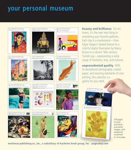 Art Page-A-Day Gallery Calendar 2024: The Next Best Thing to Exploring Your Favorite Museum