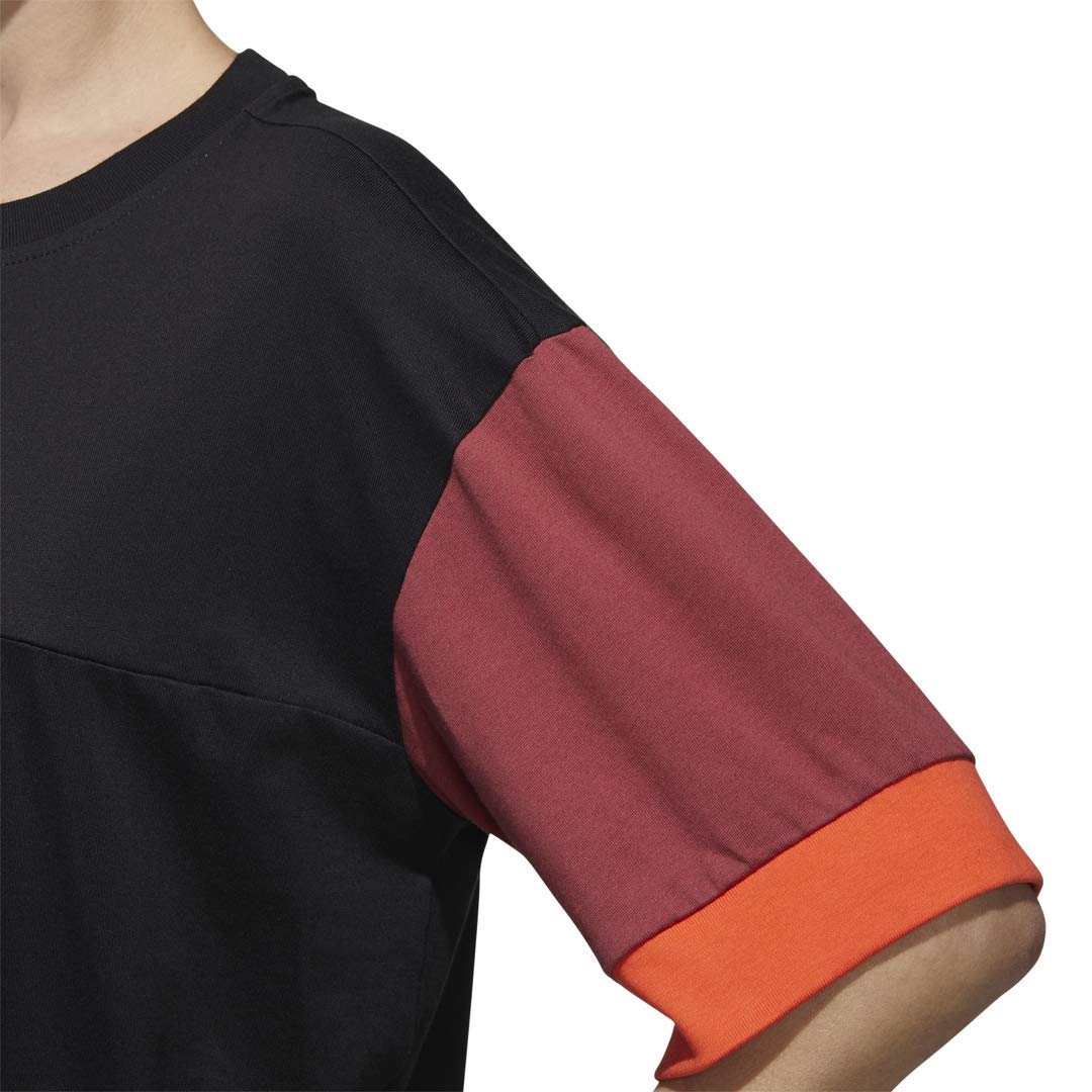 adidas womens New Authentic Tee Black Small