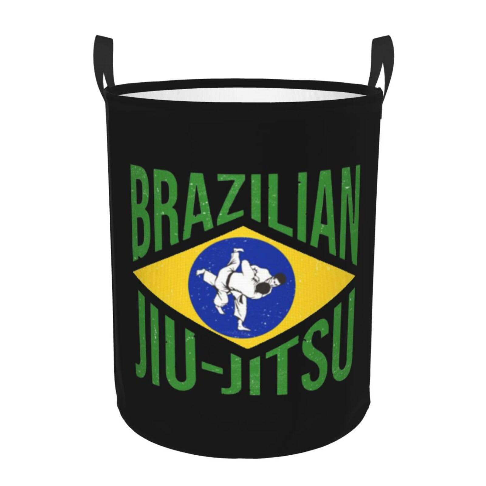 Brazilian ​Jiu Jitsu Clothes Hamper Dirty Clothes Storage Basket Foldable with Handles Laundry Basket, for Bedroom, Bathroom Small