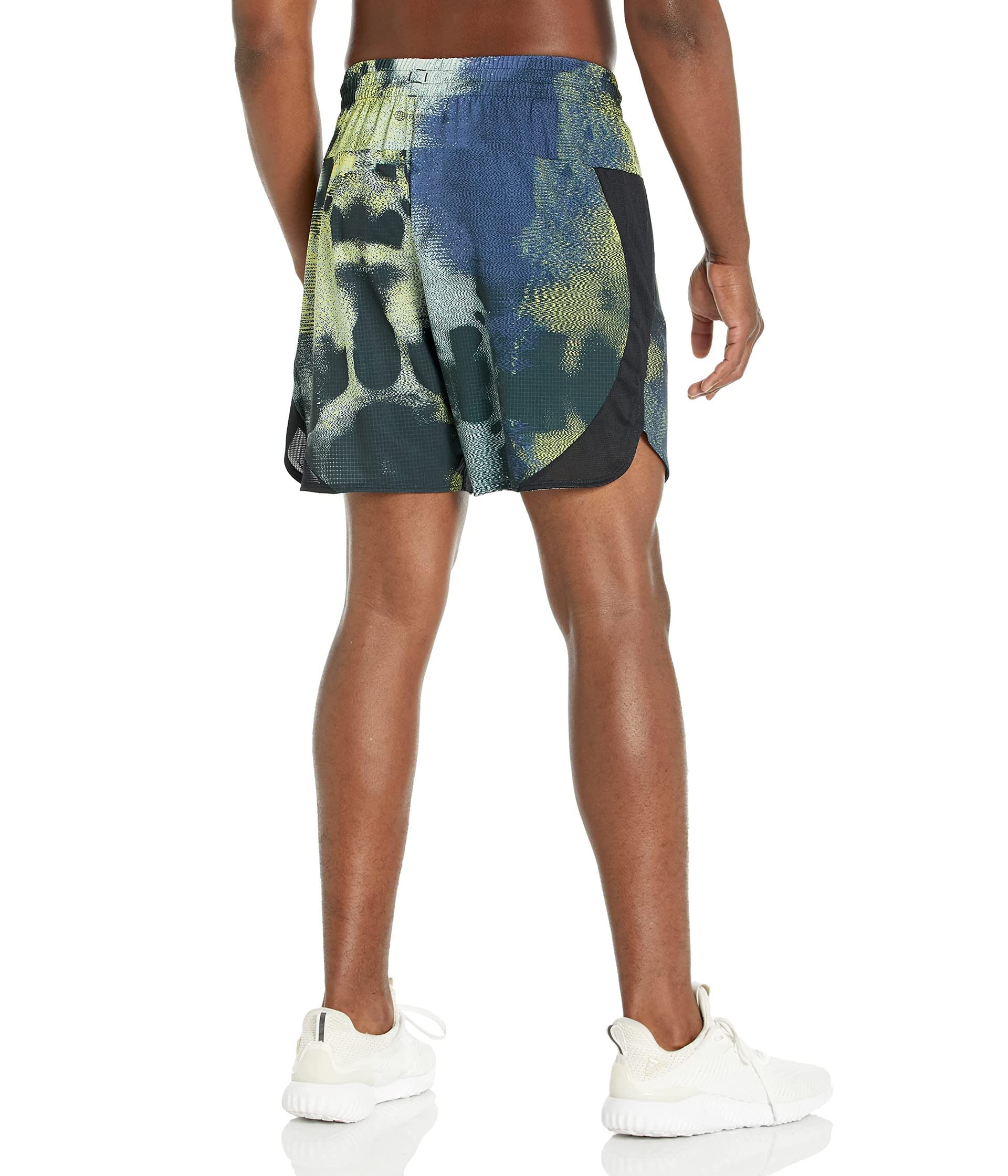 adidas Men's High Intensity Designed 4 Graphic Training Shorts, Multicolor/Impact Yellow, Medium
