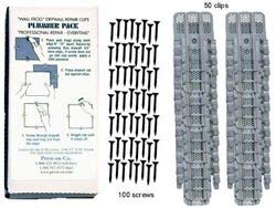 Prest-On Insta-back 1/2 Inch Drywall Fastner Clip Plumbers DIY 50 Pack with 100 Screws Instaback
