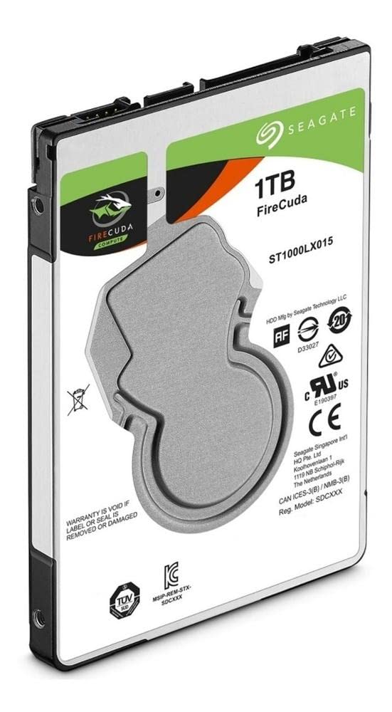 Seagate FireCuda Gaming SSHD 2.5 1TB SATA 6Gb/s Flash Accelerated (8GB) Fast Hard Drive (ST1000LX015)