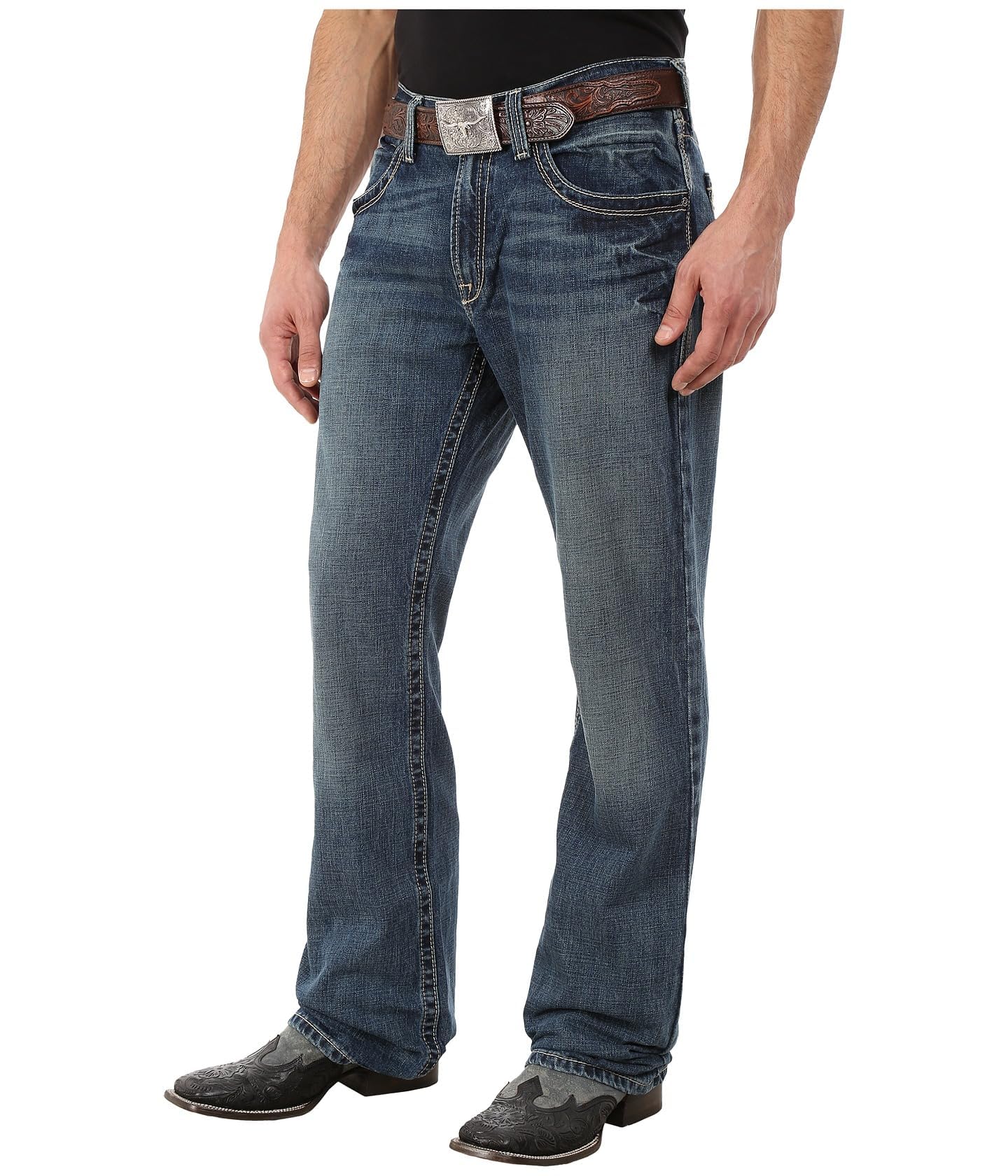 Ariat Men's Big & Tall M4 Low Rise Boot Cut Jeans, Gulch, 34W x 36L