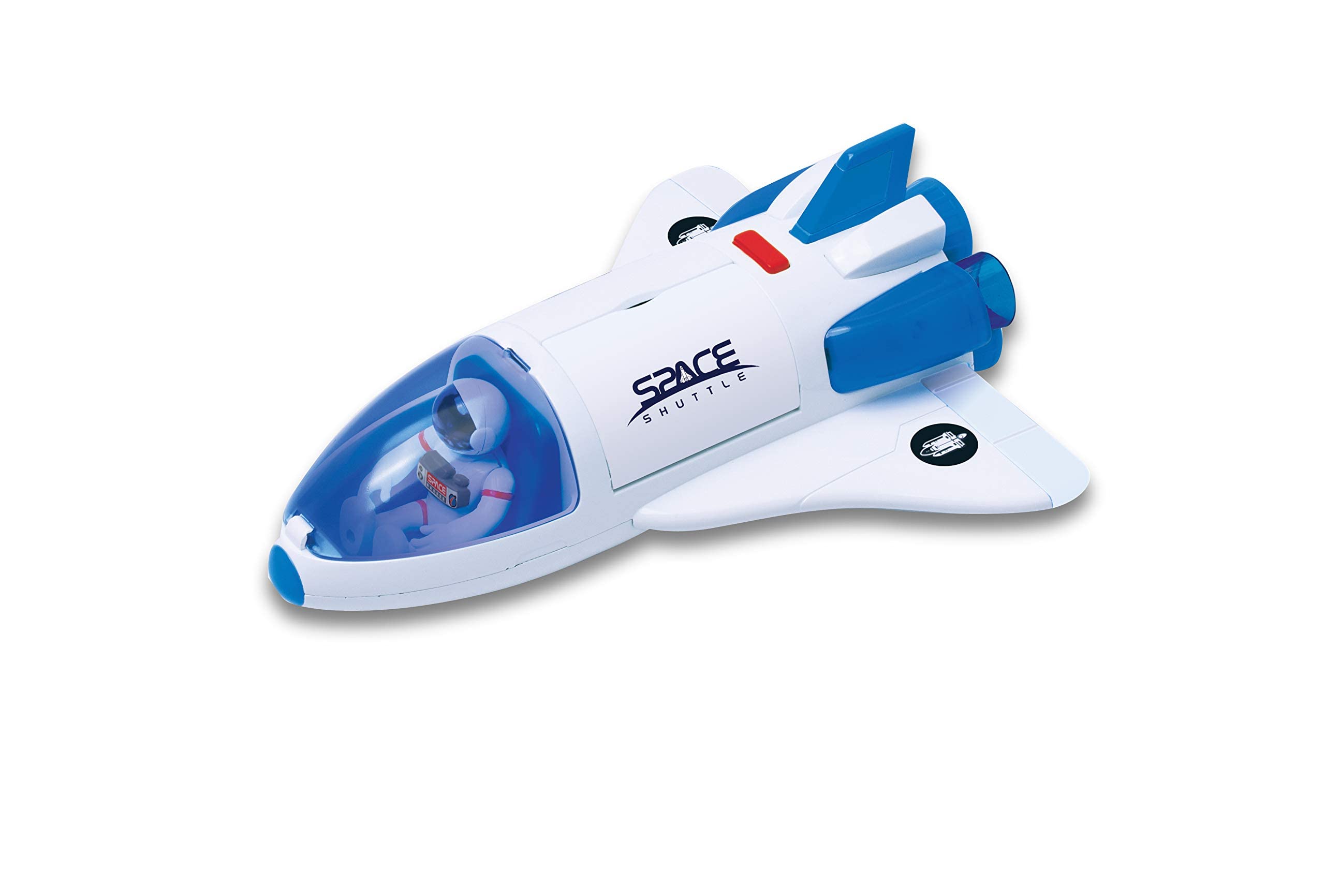 ASTRO VENTURE Deluxe Space Playset Toy - Space Shuttle, Space Station & Capsule, Space Rover & Rocket w/Lights and Sound - Space Toys for Boys and Girls