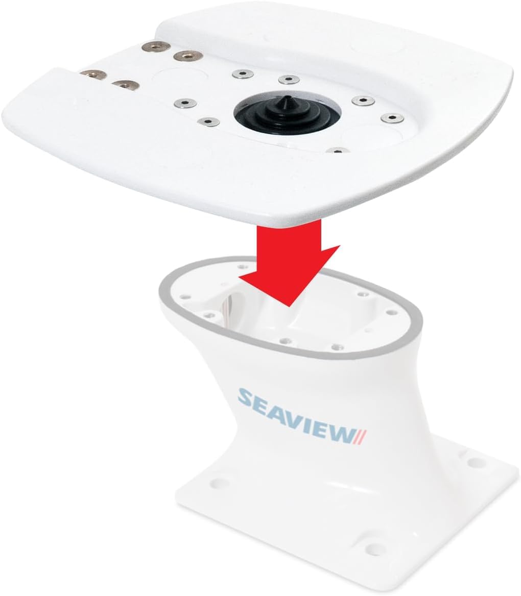SEAVIEW Modular Top Plate | Custom bolt patterns for all marine radars, satdomes, and antennas | Find a compatible Top Plate for your Seaview Mount | Please contact us if you need help | ADAR1