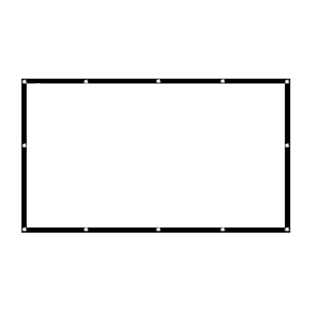 APAINI 100-inch/120-inch Portable Projector Screen 16:9 Projection Screen Foldable Thick Durable for Outdoor Home Theater (Size : 120 inch)